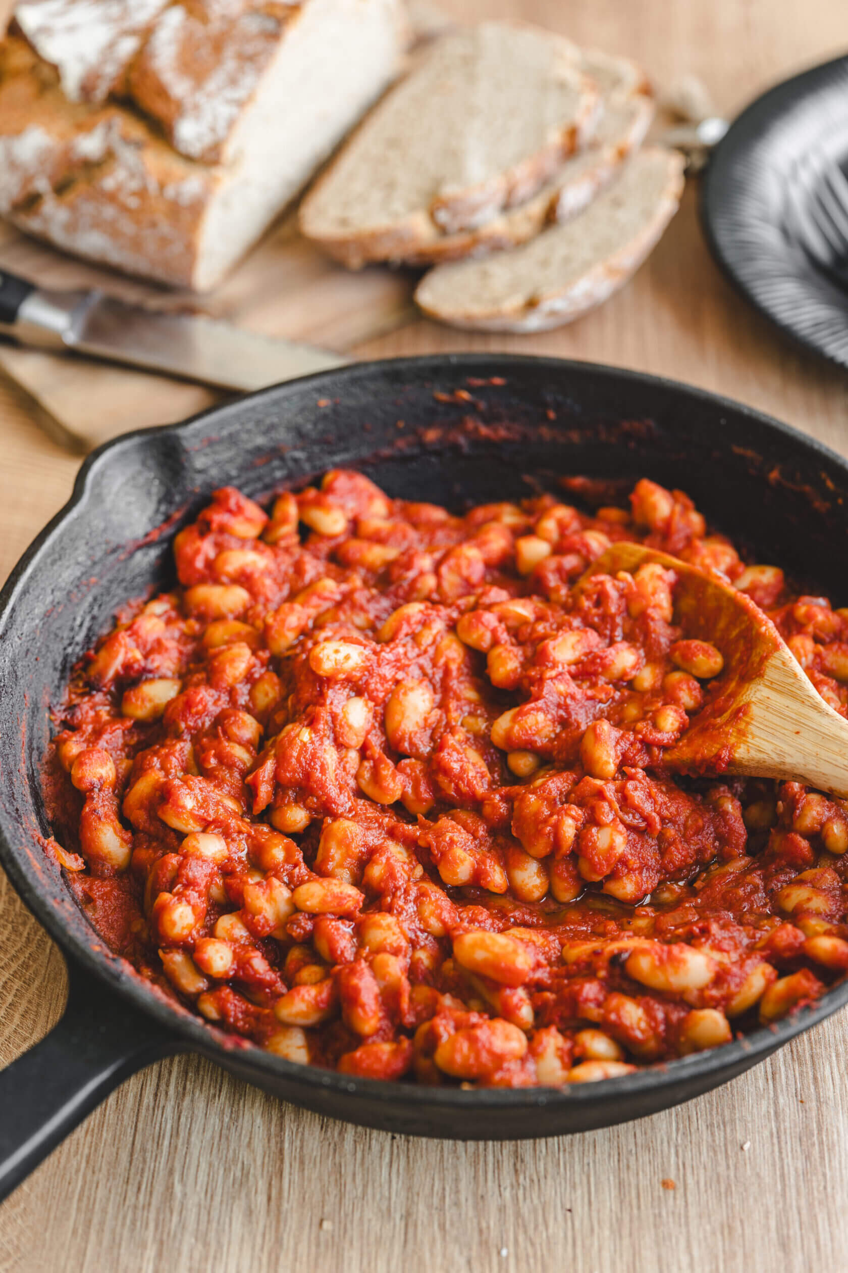 Leckere Baked Beans (gebackene Bohnen) einfach selber machen