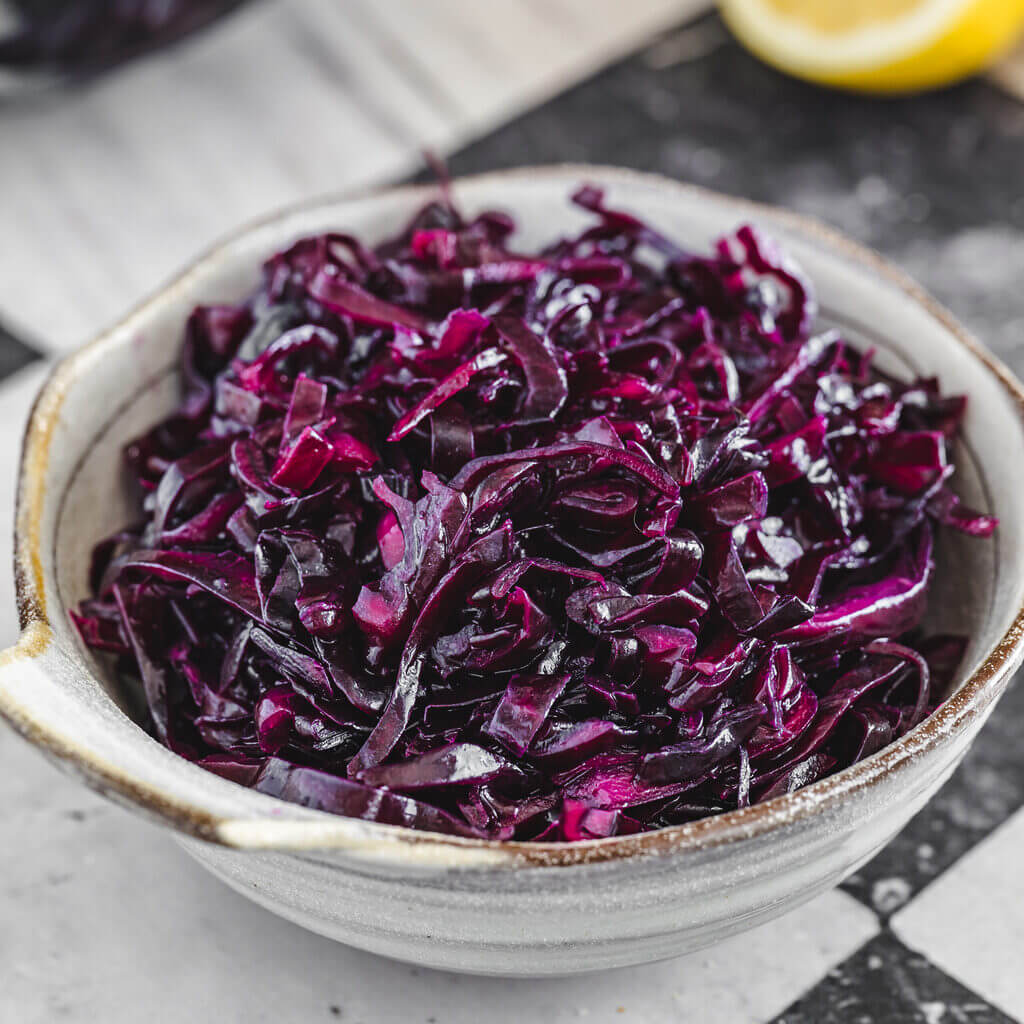 Türkischer Rotkohlsalat für Döner – einfaches Rezept